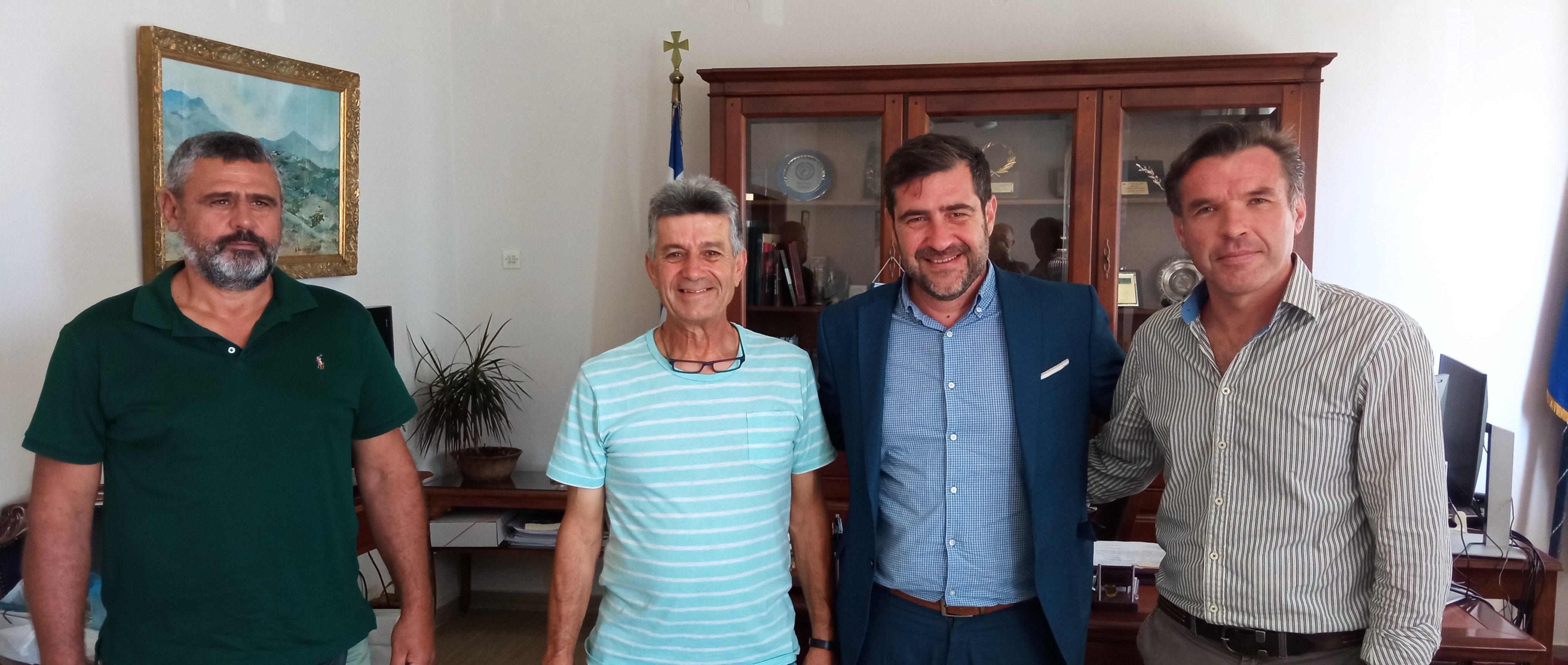 Συνάντηση με τον Αντιπεριφερειάρχη Λασιθίου Γ. Ανδρουλάκη για τα ...